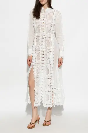 Zimmermann Lace Maxi Dress - White