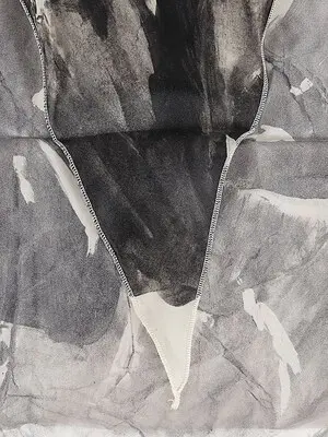 ALYSI Silk Foulard - Black