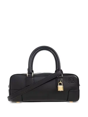 Loewe Amazona 23 Leather Handbag - Black