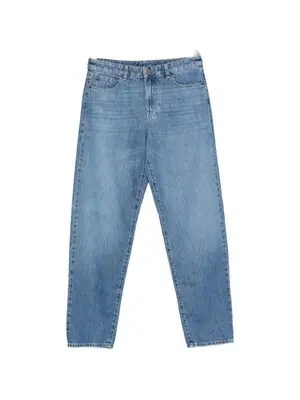 Emporio Armani Cotton Denim Jeans - Blue
