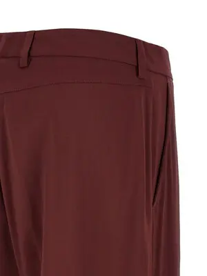 Alberto Biani Wide-leg Trousers - Red