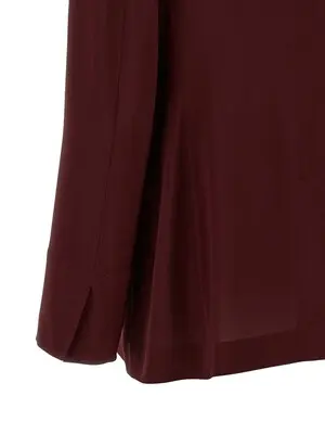 Alberto Biani Double-breasted Peak Lapel Jacket - Red