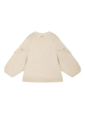 Max Mara Crew Neck Sweater In Cashmere Wool