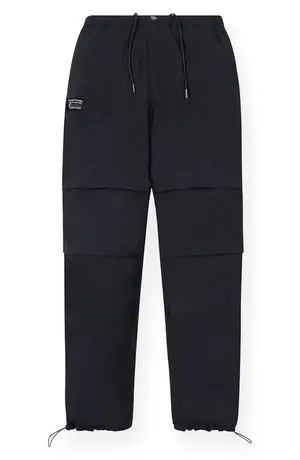 PAPER PLANES Cotton Blend Utility Pants - Black