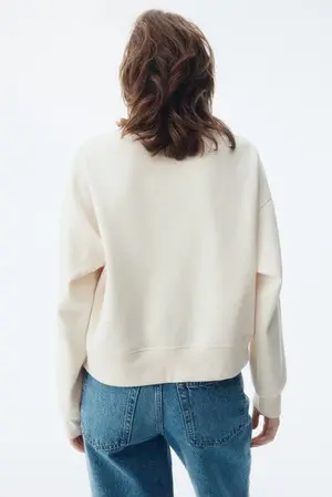 H&m Embellished Sweatshirt With Sequins And Beads