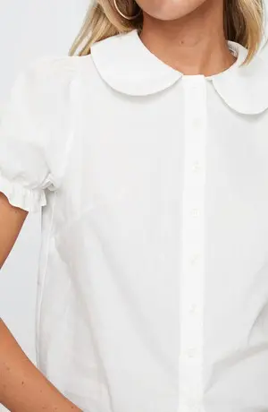 Princess Polly Neverland Puff Sleeve Shirt