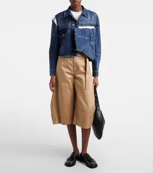 Sacai Patchwork Denim Jacket