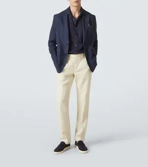 Thom Sweeney Linen Shirt - Blue