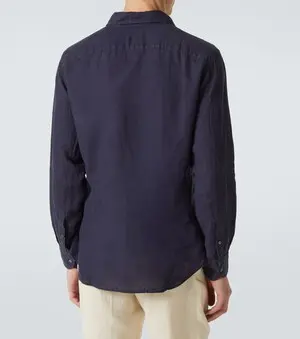 Thom Sweeney Linen Shirt - Blue