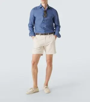 Thom Sweeney Linen Shirt - Blue