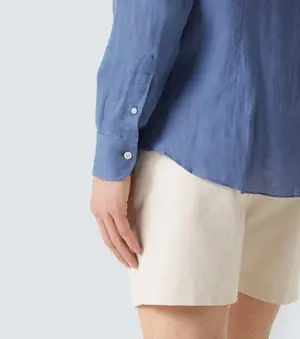 Thom Sweeney Linen Shirt - Blue