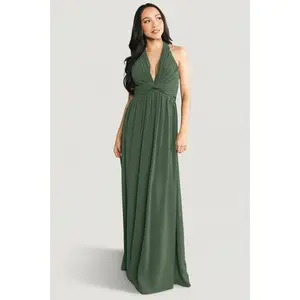 BALTIC BØRN Larissa Halter Maxi Dress - Cypress