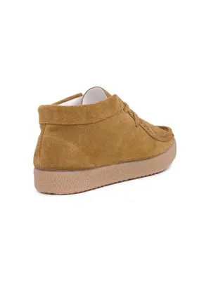 CELTIC & CO. Crepe Sole Lace Up Moccasin Shoes
