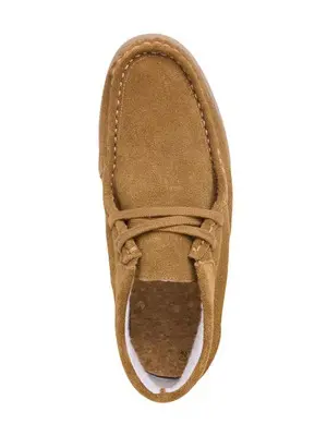 CELTIC & CO. Crepe Sole Lace Up Moccasin Shoes