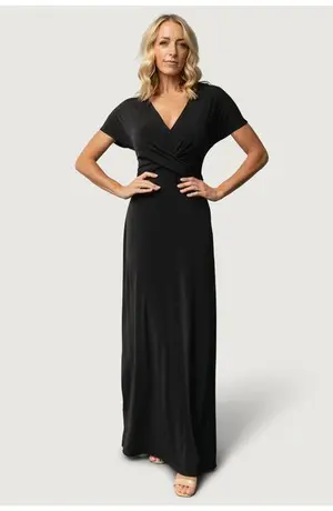 BALTIC BØRN Annaeli Cross Front Maxi Dress