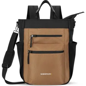 SHERPANI Soleil Convertible Anti-theft Backpack With Rfid Protection - Sand