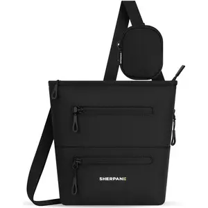 SHERPANI Sadie Lightweight Rfid Protection Crossbody Bag - Raven