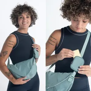 SHERPANI Milli Medium Crossbody Bag With Rfid Protection - Surf