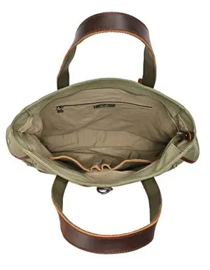 TSD BRAND Valley And Sky Spacious Adventure Tote - Olive