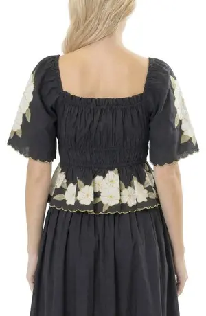 AREA STARS Gia Floral Top
