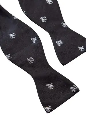 Robert Talbott Silk Grosgrain Bow Tie - Navy