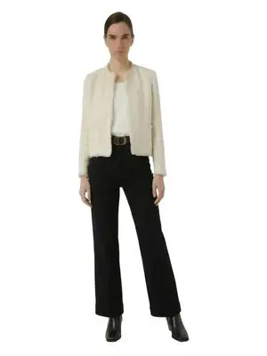 Gerard Darel Taissa Tweed Cropped Jacket