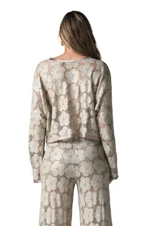JBQ Anja Sequin Top - Champagne
