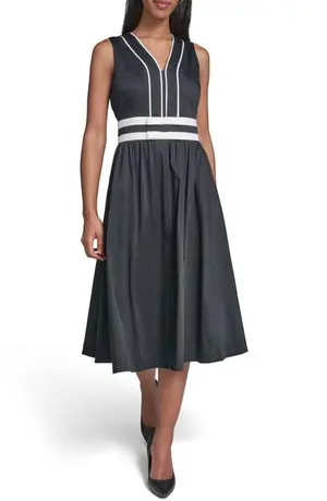Karl Lagerfeld Paris V Neck Day Dresses