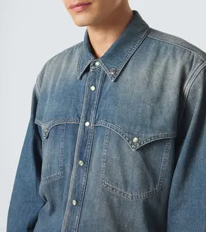 Versace Medusa Denim Overshirt