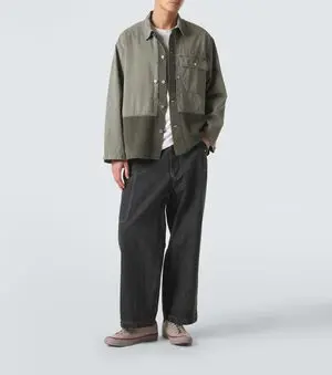 A.PRESSE Paneled Cotton Jacket