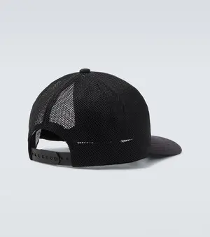Visvim Logo Cotton Baseball Cap - Black
