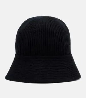 Nour Hammour Bruno Cashmere And Wool Hat - Black