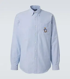 Polo Ralph Lauren Embroidered Cotton Shirt - Blue