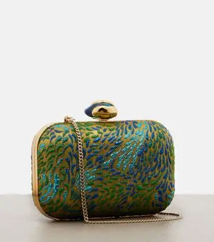 JIMMY CHOO Cloud Brocade Clutch