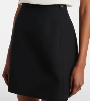 Valentino Garavani Crepe Couture Miniskirt