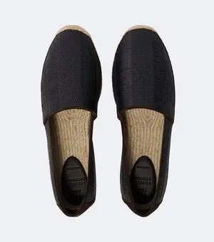 Brunello Cucinelli Suede-trimmed Espadrilles - Black