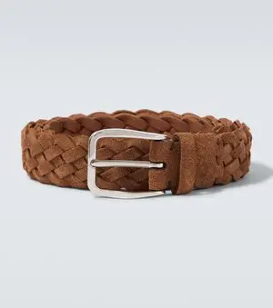 Brunello Cucinelli Metallic Belts For Men