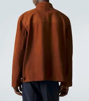 Miu Miu Suede Zip-up Jacket