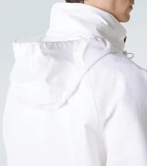 Gucci Cotton Canvas Blouson Jacket With Concealed Hood