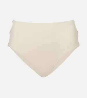 ERES Cycle Cutout Mid-rise Bikini Bottoms - Beige