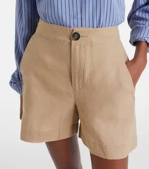 Vince Hemp Bermuda Shorts - Beige