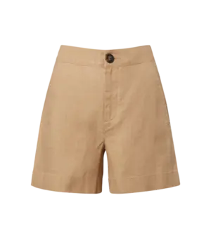 Vince Hemp Bermuda Shorts - Beige