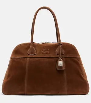 Miu Miu Silver Tone Travel Bags For Women