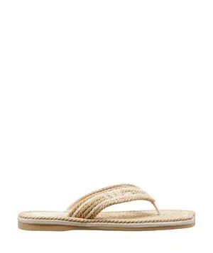 Chloé Sand Thong Sandals Beige