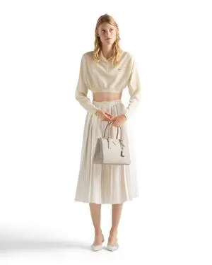 Prada Galleria Medium Saffiano Leather Bag - Neutral