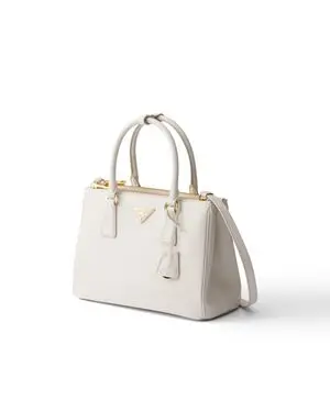 Prada Galleria Medium Saffiano Leather Bag - Neutral