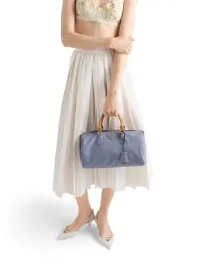 Prada Large Leather Top-handle Bag