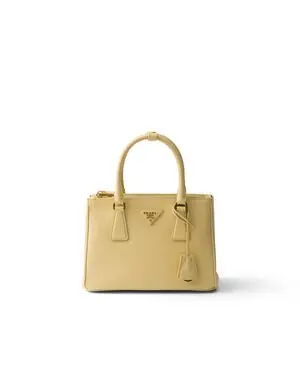 Prada Galleria Small Saffiano Leather Bag - Yellow