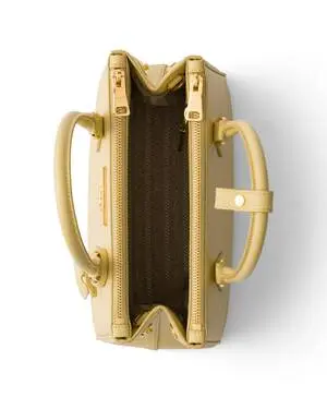 Prada Galleria Small Saffiano Leather Bag - Yellow