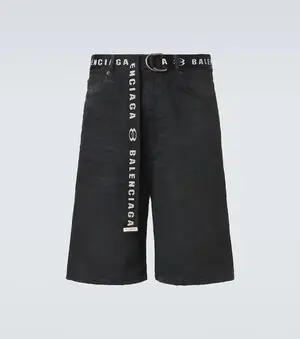 Balenciaga Button Detailed Shorts For Men